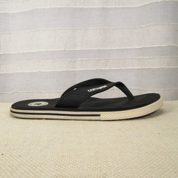 Converse | Shoes | Vintage Converse All Star Black Flip Flops 6 Or 65 ...